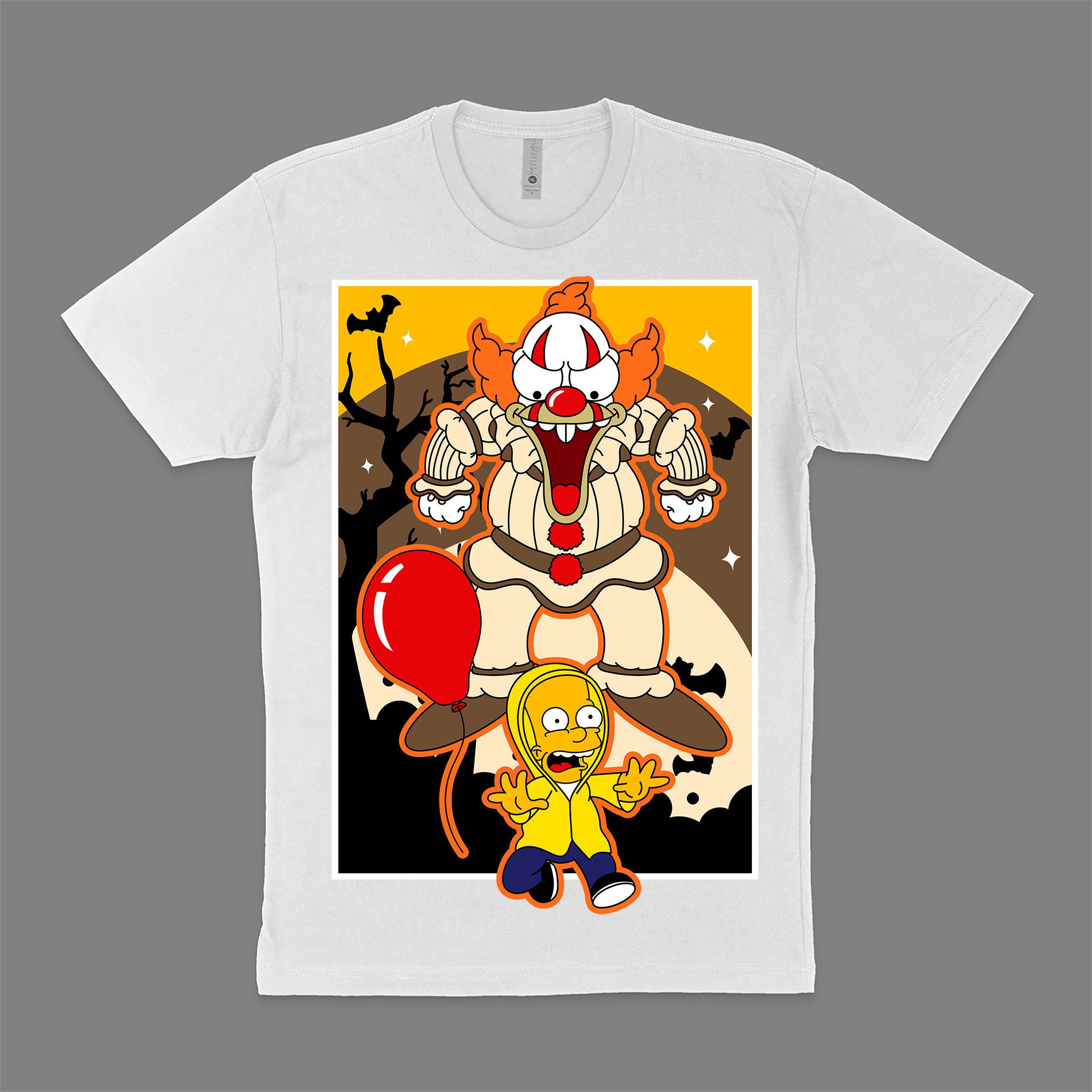 Halloween the Simpsons Homer as Stephen King's IT Downloadable Digital ...