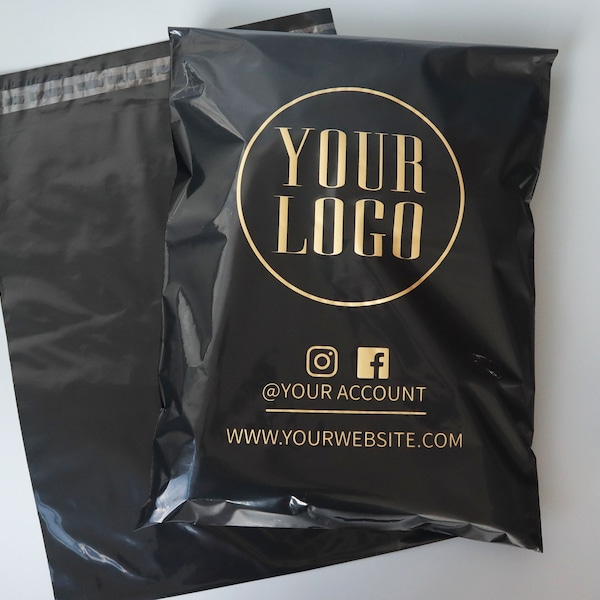 Black Zipper Bags With Logo,customized Clothing Bags for Tshirt.hoodie ...