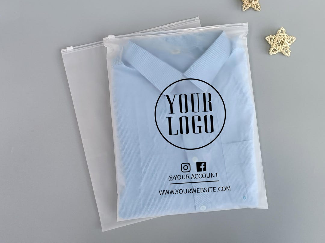 Custom Frosted Bags With Logo,clothing Bags for Underwear,toys,makeup ...
