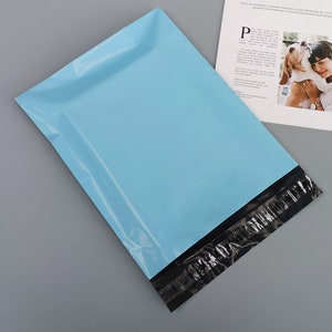 Custom Blue Envelopes With Logo,plastic Mailers,custom Package Bags ...