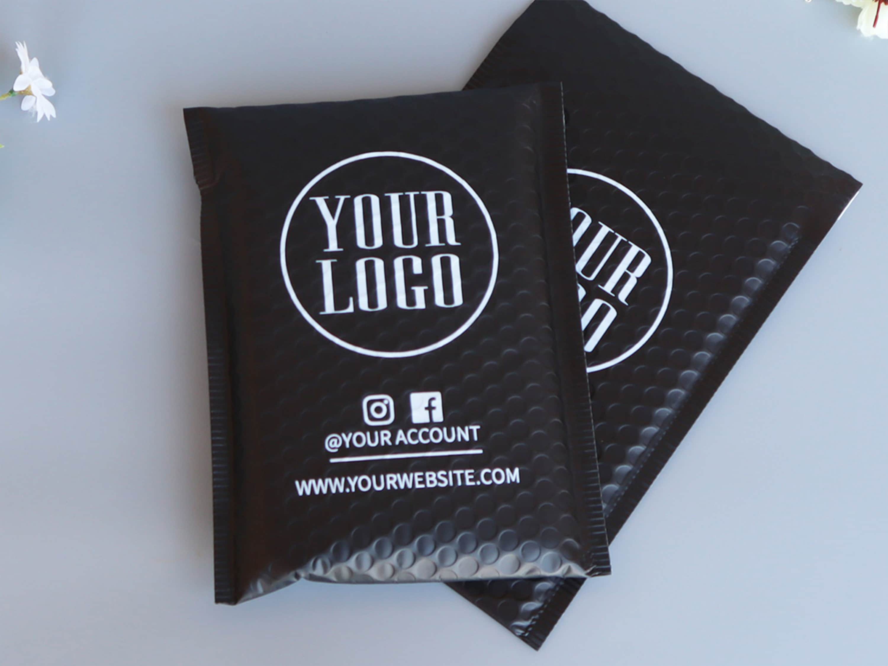 Custom Padded Envelopes,metallic Bubble Mailers With Logo Printed ...