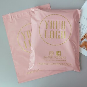 Custom Pink Envelopes With Logo,shipping Mailers,custom Packing Bags ...