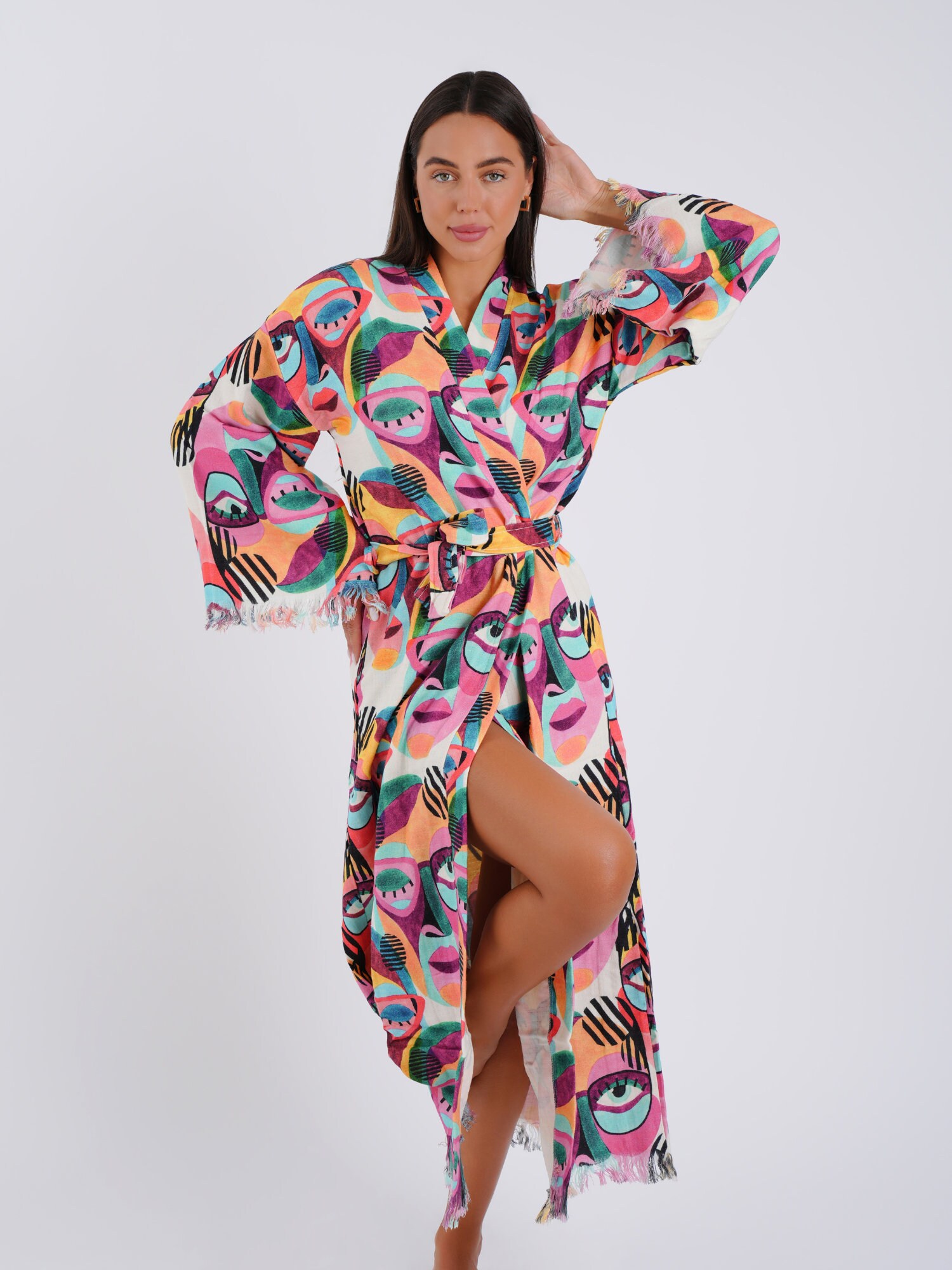 Handmade Boho Festival Kimono Boho Beachwear Bathrobe Spa - Etsy