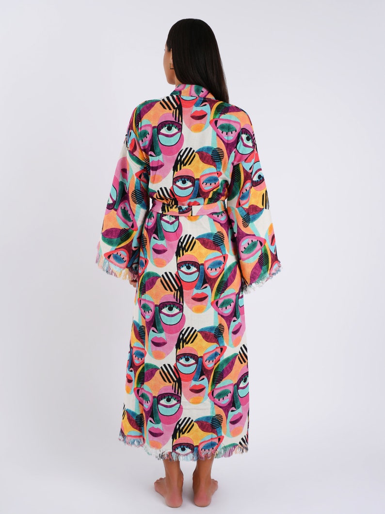 Handmade Boho Festival Kimono Boho Beachwear Bathrobe Spa - Etsy