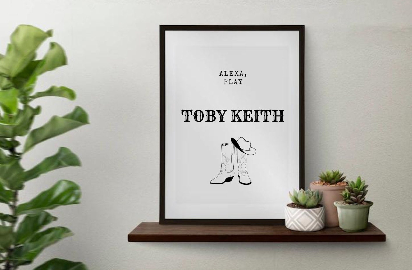 Alexa Play Toby Keith Poster sold by Appreciable Niki | SKU 145691471 ...