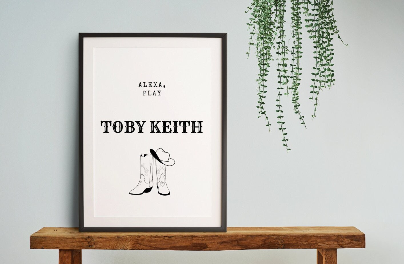 Alexa Play Toby Keith Poster sold by Appreciable Niki | SKU 145691471 ...