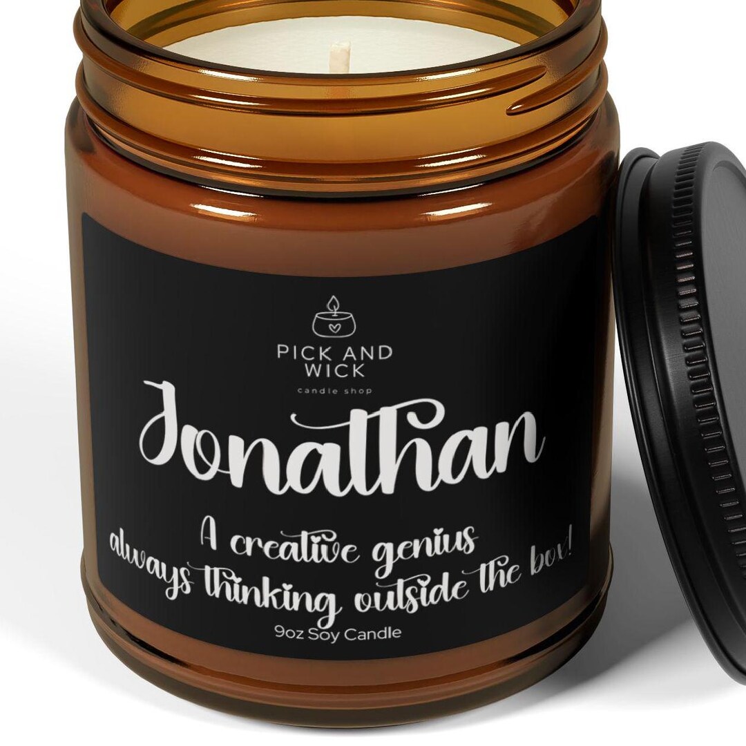 Personalized Graduation Gift, Custom Co-worker Candle, Scented Soy ...