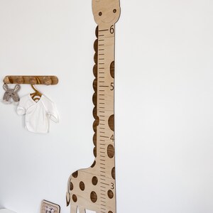 Safari Nursery Decor Giraffe Growth Chart - Personalized Baby Gift - Etsy