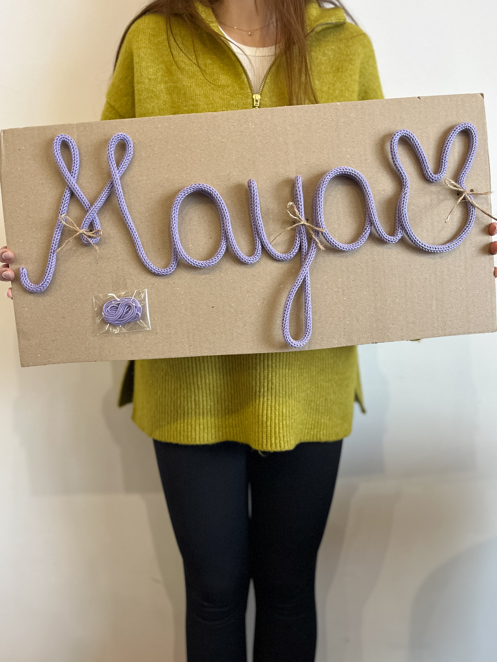 Wire Knitted Baby Name Signs - Words Cord Wall Nursery Decor - Etsy