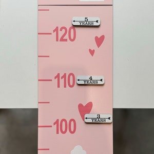 Personalized Baby Growth Ruler Chart Animals Style - Nursery Wall Decor ...