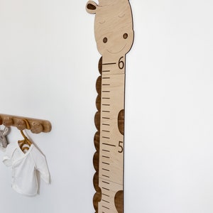 Safari Nursery Decor Giraffe Growth Chart - Personalized Baby Gift - Etsy