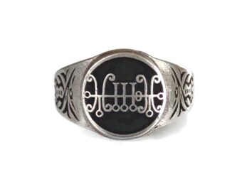Lesser Key of Solomon Ring - Etsy