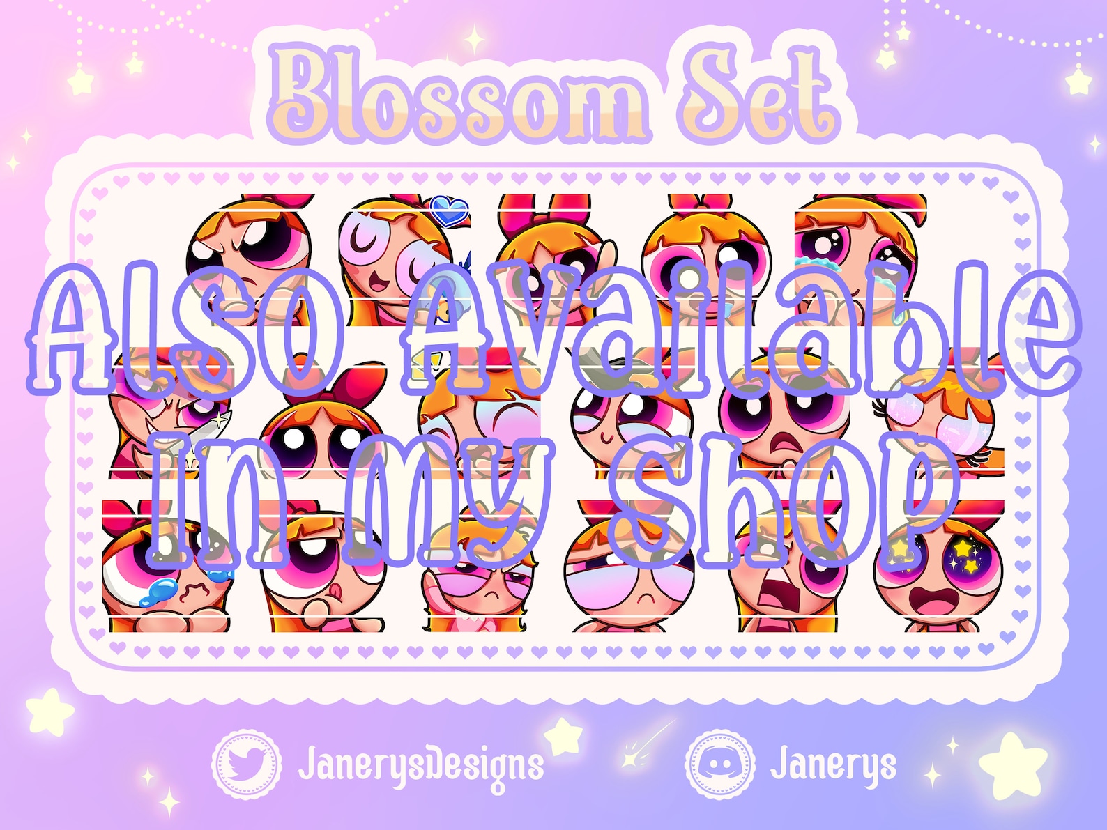 13 + 3 Animated Cute Powerpuff Girls Emotes for Twitch/youtube ...