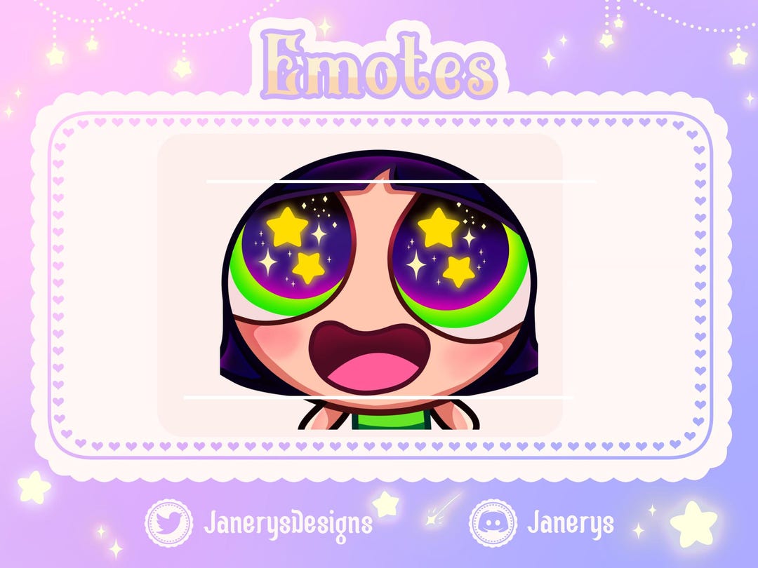 Animated! 2 Buttercup Powerpuff Girls Emotes for Twitch/youtube ...