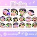 4 1 Animated Cute Powerpuff Girls Emotes for Twitch/youtube Buttercup ...