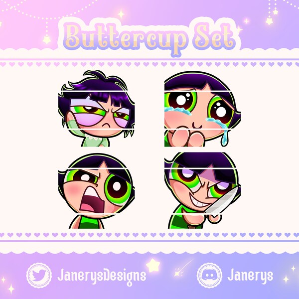 Twitch Emotes Power Puff Girls - Etsy