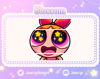 10 2 Animated Cute Powerpuff Girls Emotes for Twitch/youtube Bubble for ...