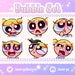6 + 1 Animated Cute Powerpuff Girls Emotes for Twitch/youtube - Bubble ...