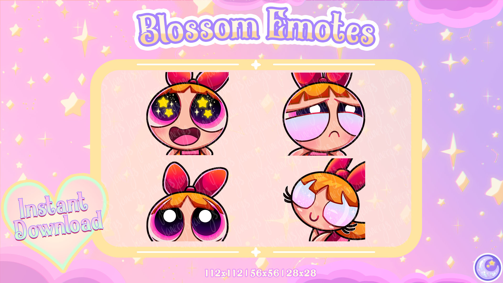 4 1 Animated Cute Powerpuff Girls Emotes for Twitch/youtube - Etsy UK