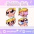 6 1 Animated Cute Powerpuff Girls Emotes for Twitch/youtube Bubble for ...