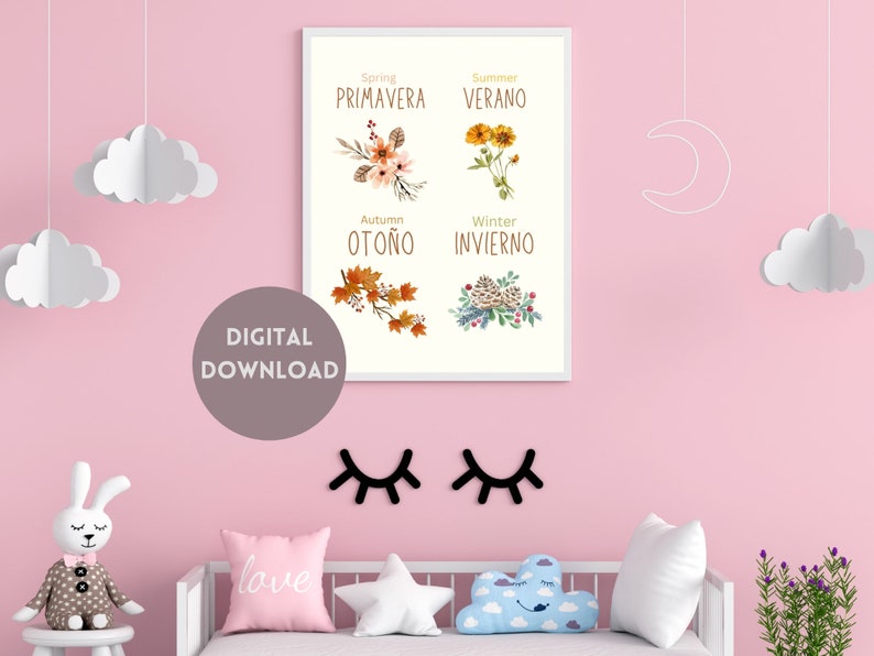 Las ESTACIONES Del AÑO, Digital Download, Seasons of the Year, SPANISH ...