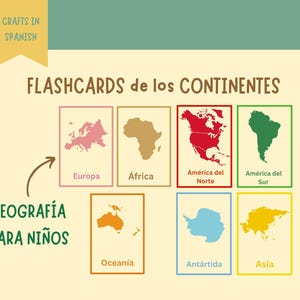 GEOGRAPHY Resources in SPANISH. Actividades En ESPAÑOL Para Niños ...