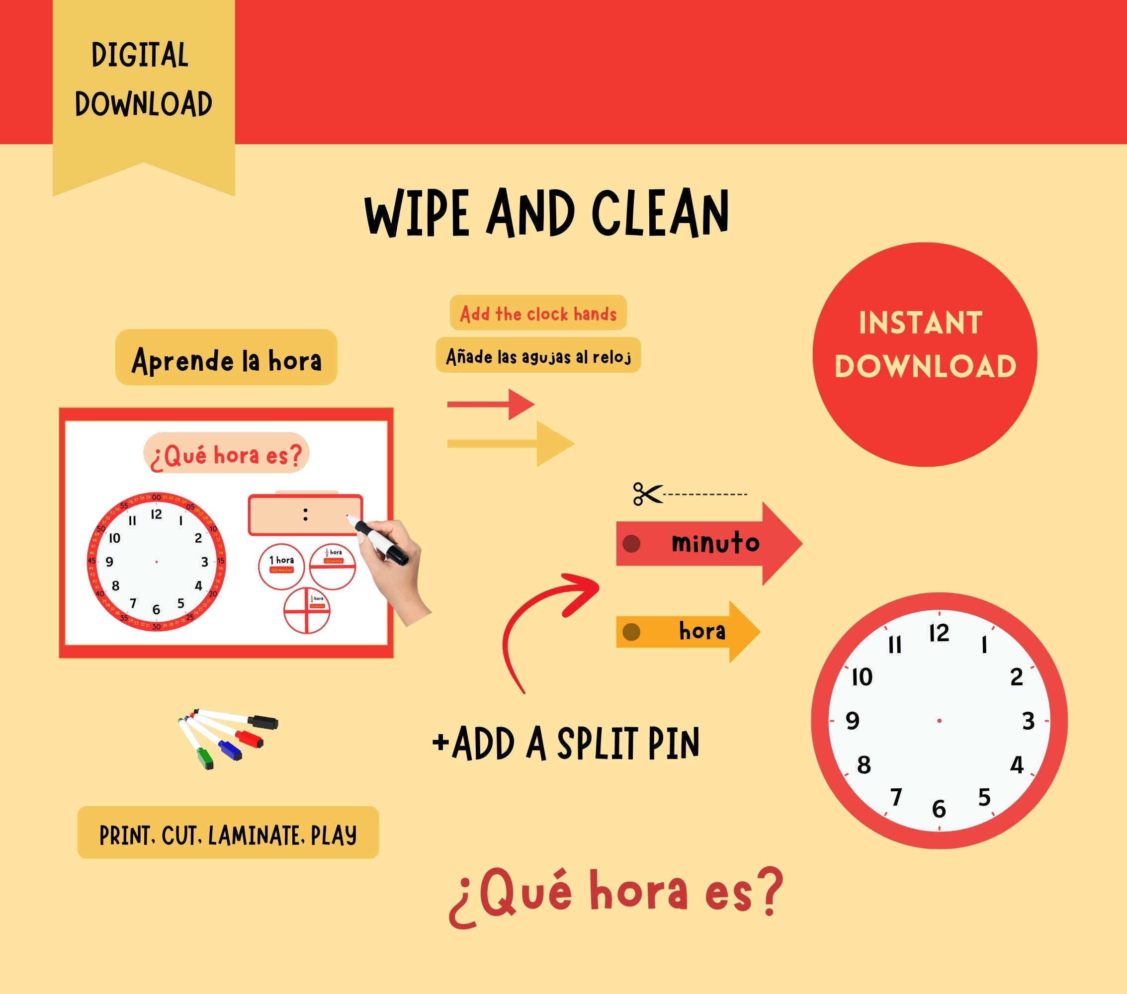 SPANISH Busy Toddler Preschooler Book PRINTABLE, Quiet Book, Digital ...