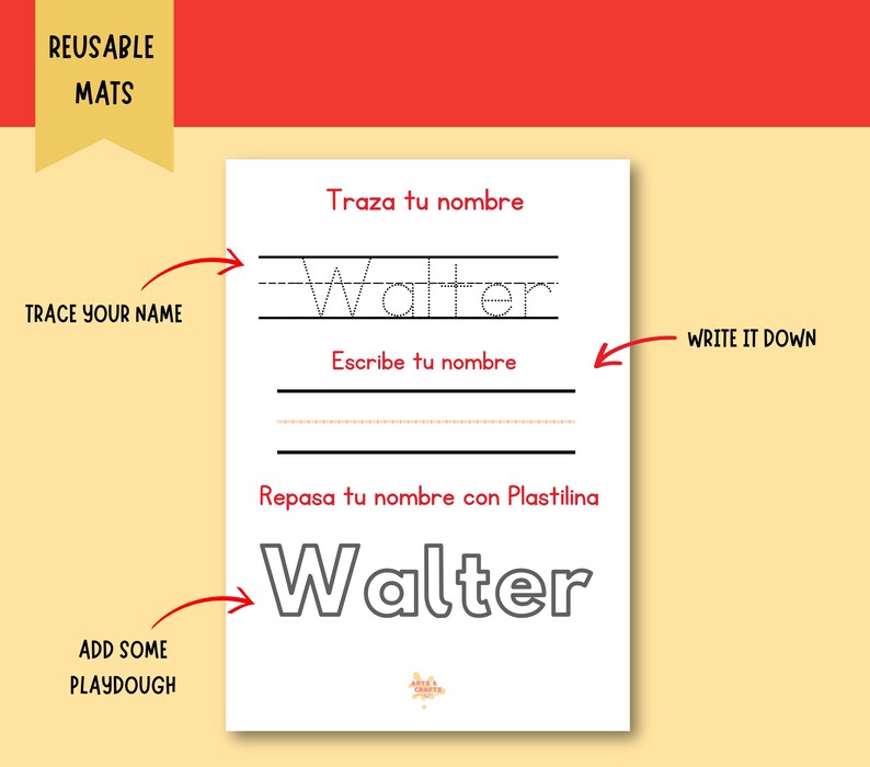 NAME Tracing Mats, PERSONALISED, Printable, Digital Download, Practica ...