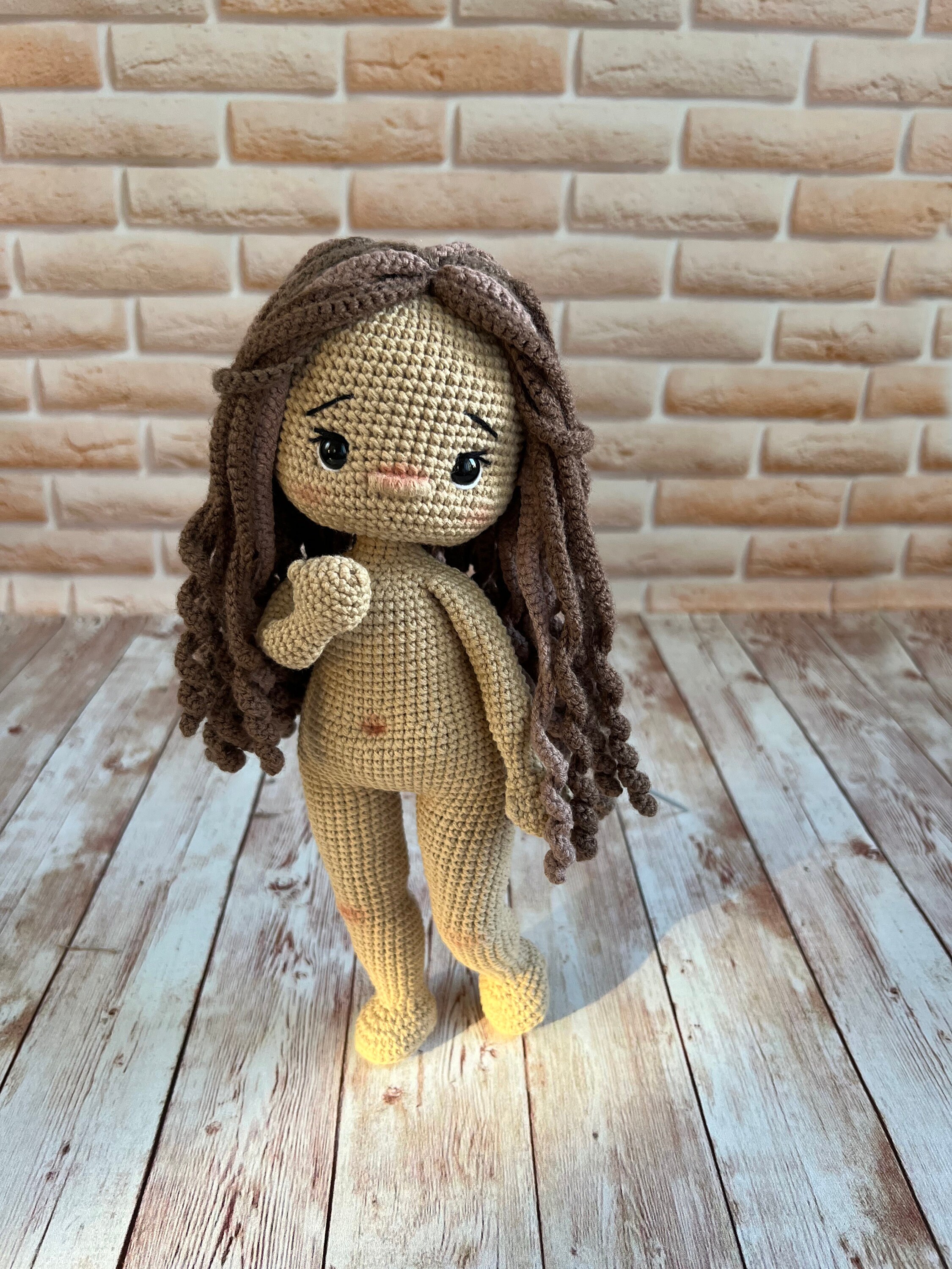 Nessy Amigurumi Crochet Doll Base Pattern. Unclothed. DOLL - Etsy