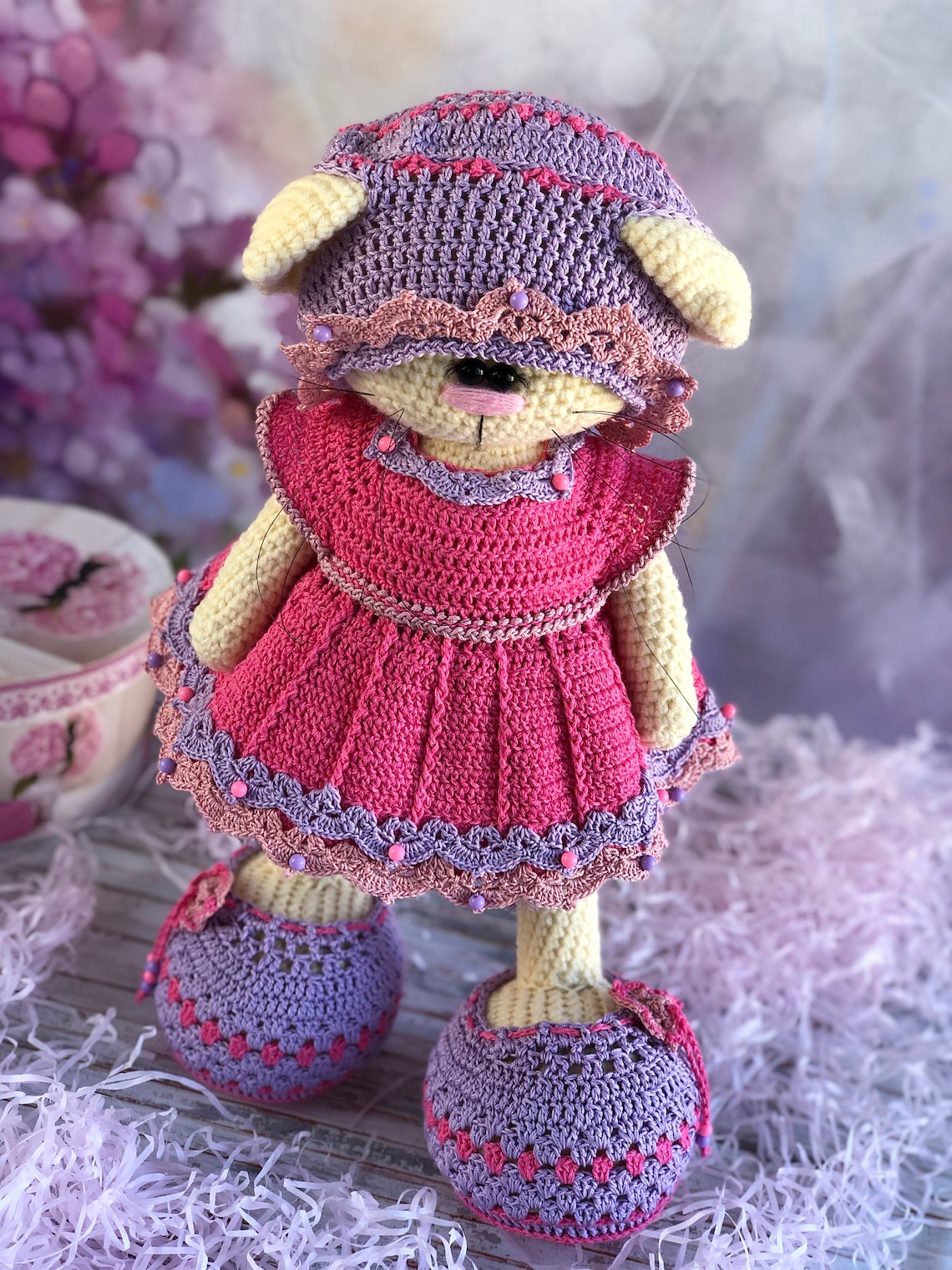 Maggie Crochet Outfit clothes Only. Pattern by Irina - Etsy