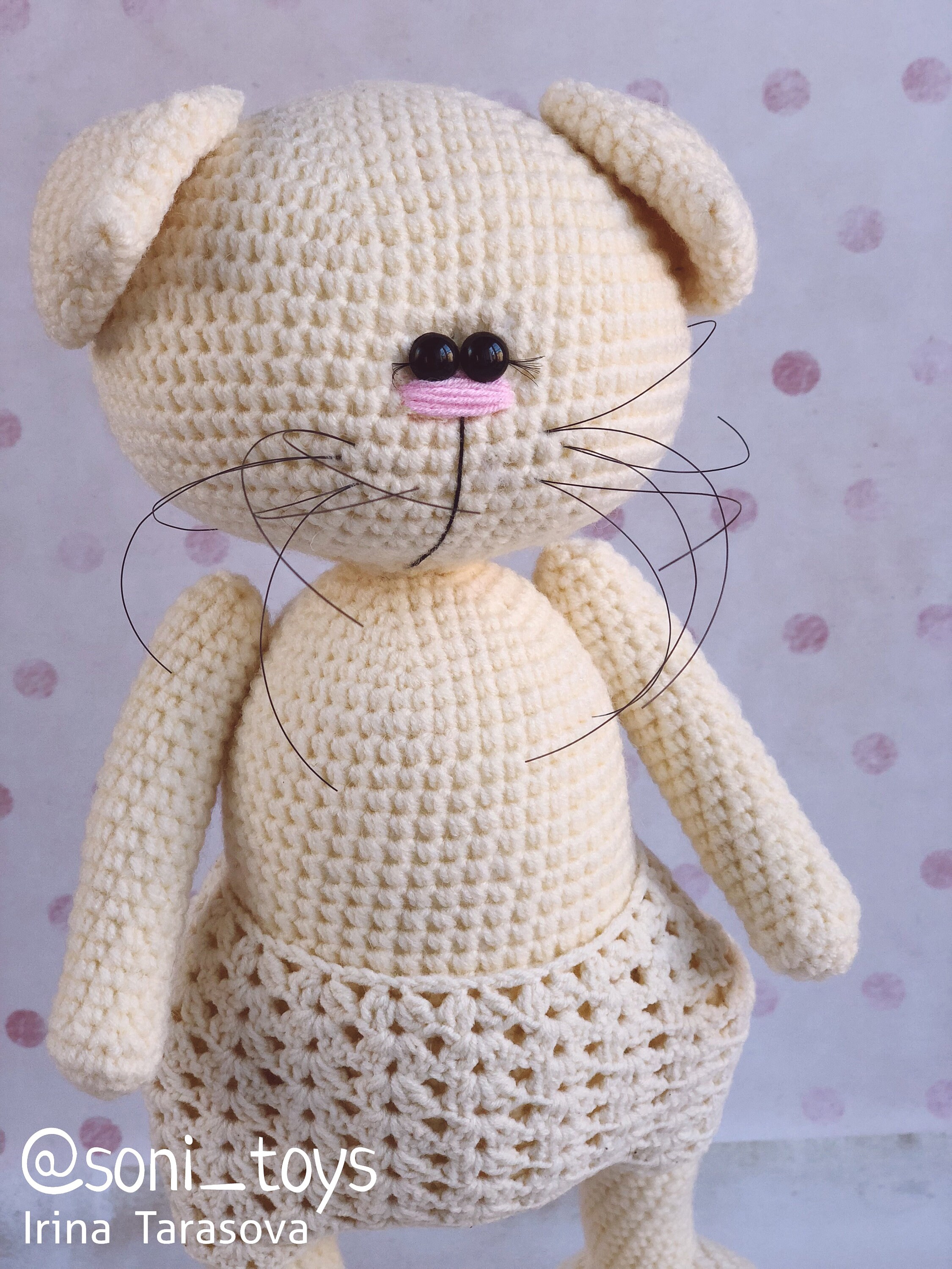 Amigurumi Crochet Tilda Cat Pattern. Unclothed. Cat ONLY - Etsy