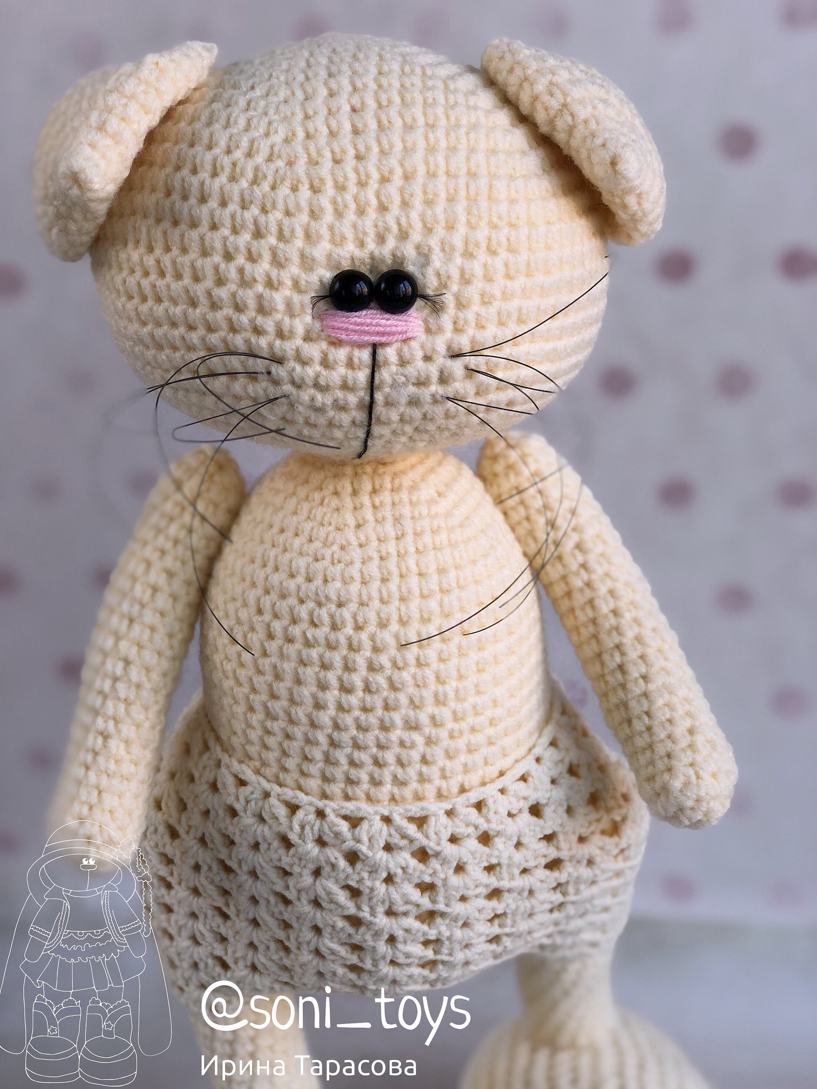 Amigurumi Crochet Tilda Cat Pattern. Unclothed. Cat ONLY - Etsy UK