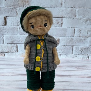 Crochet Pattern Toy Clothes Outfit "fabio" for 29 Cm Dolls. CLOTHES ...
