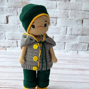 Crochet Pattern Toy Clothes Outfit "fabio" for 29 Cm Dolls. CLOTHES ...
