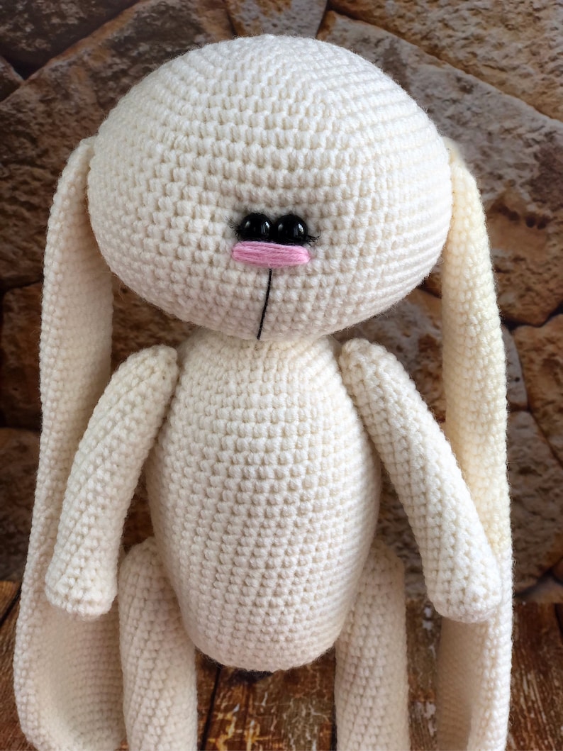 Amigurumi Crochet Tilda Bunny Pattern. Unclothed. Bunny ONLY | Etsy