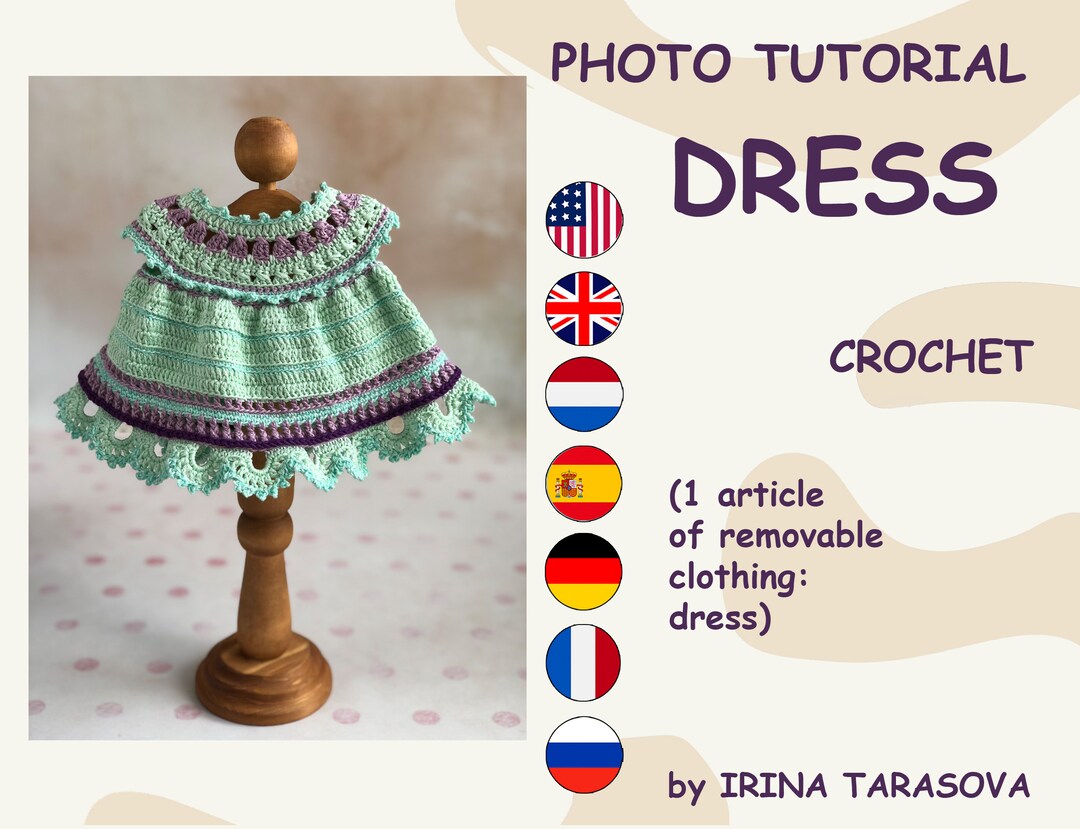Only Dress Teffi Photo Tutorial for Bunny or Cat or Mouse Amigurumi ...