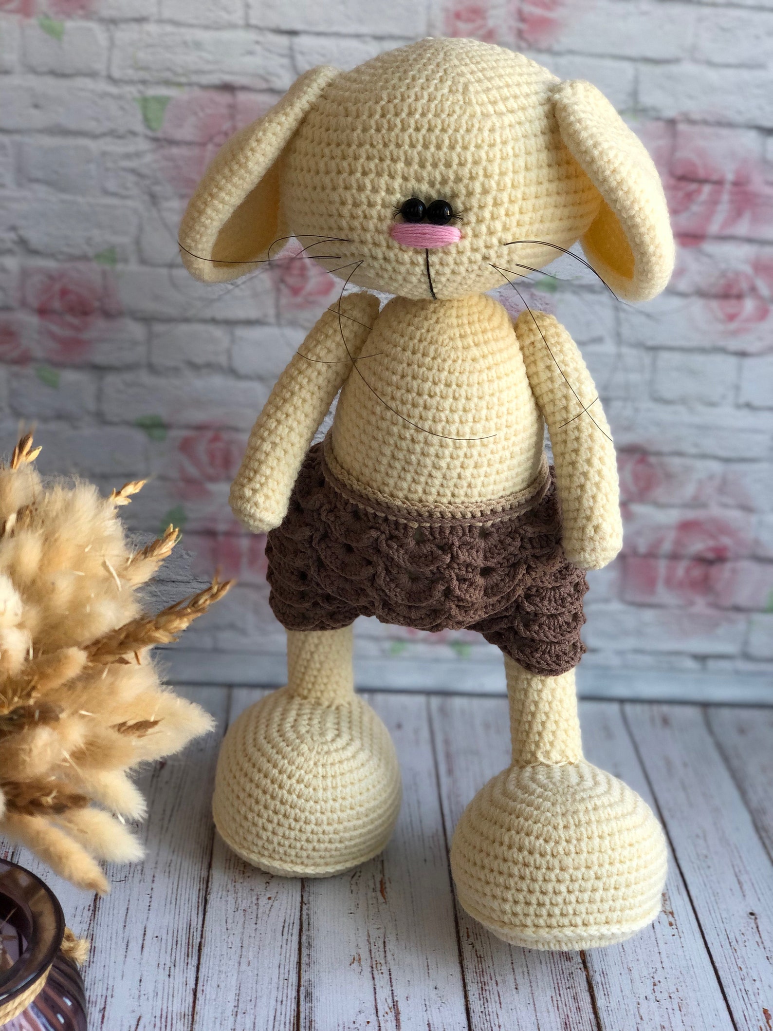 Amigurumi Crochet Tilda Mouse Pattern. Unclothed. Mlouse ONLY, Pants ...