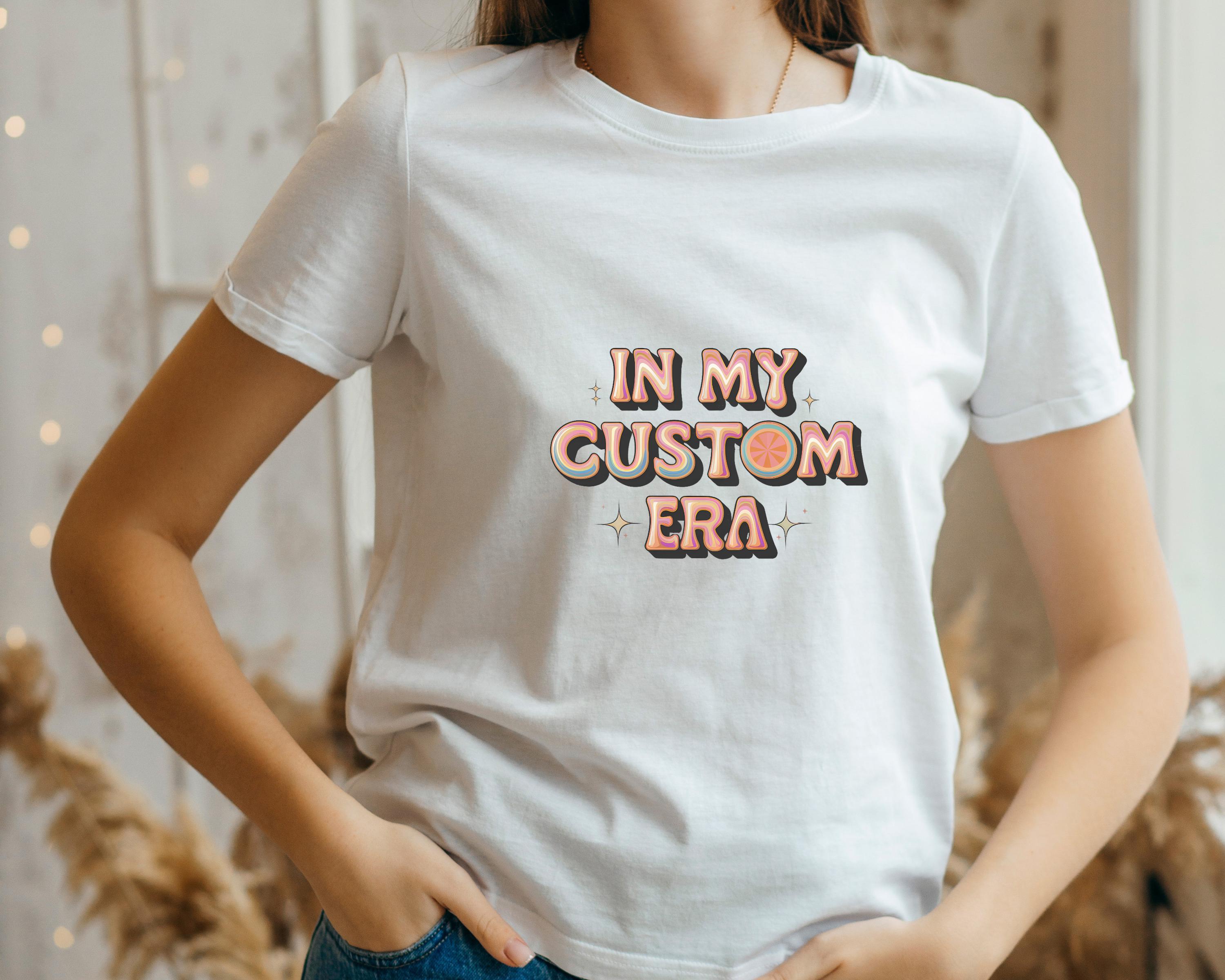 In My Custom Era SVG, in My Era Svg, Personalized, Customized Retro Wavy Text Svg, Custom SVG ...