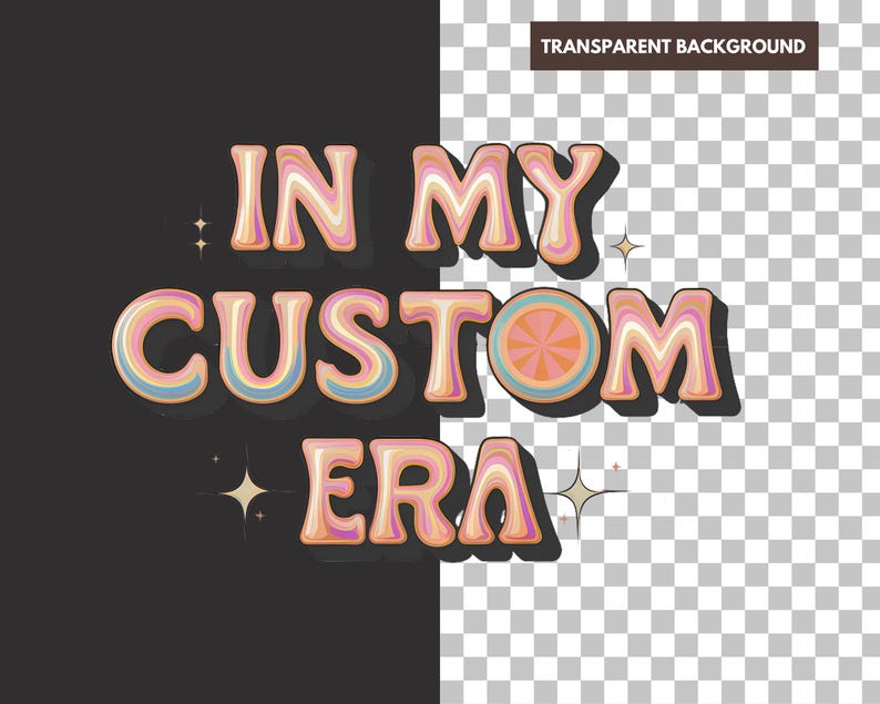 In My Custom Era SVG, in My Era Svg, Personalized, Customized Retro ...