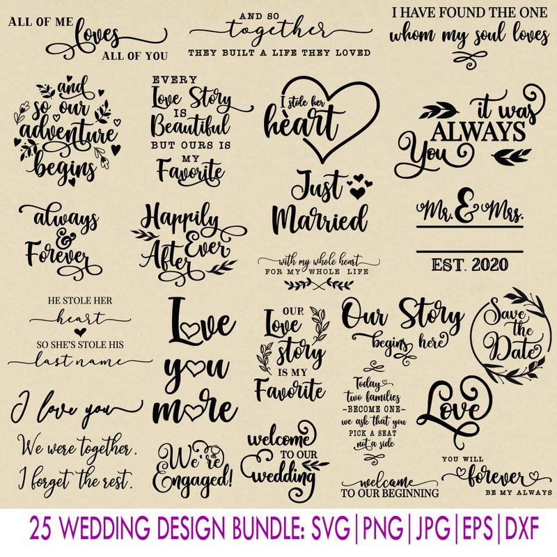 Love Quotes Wedding - Etsy