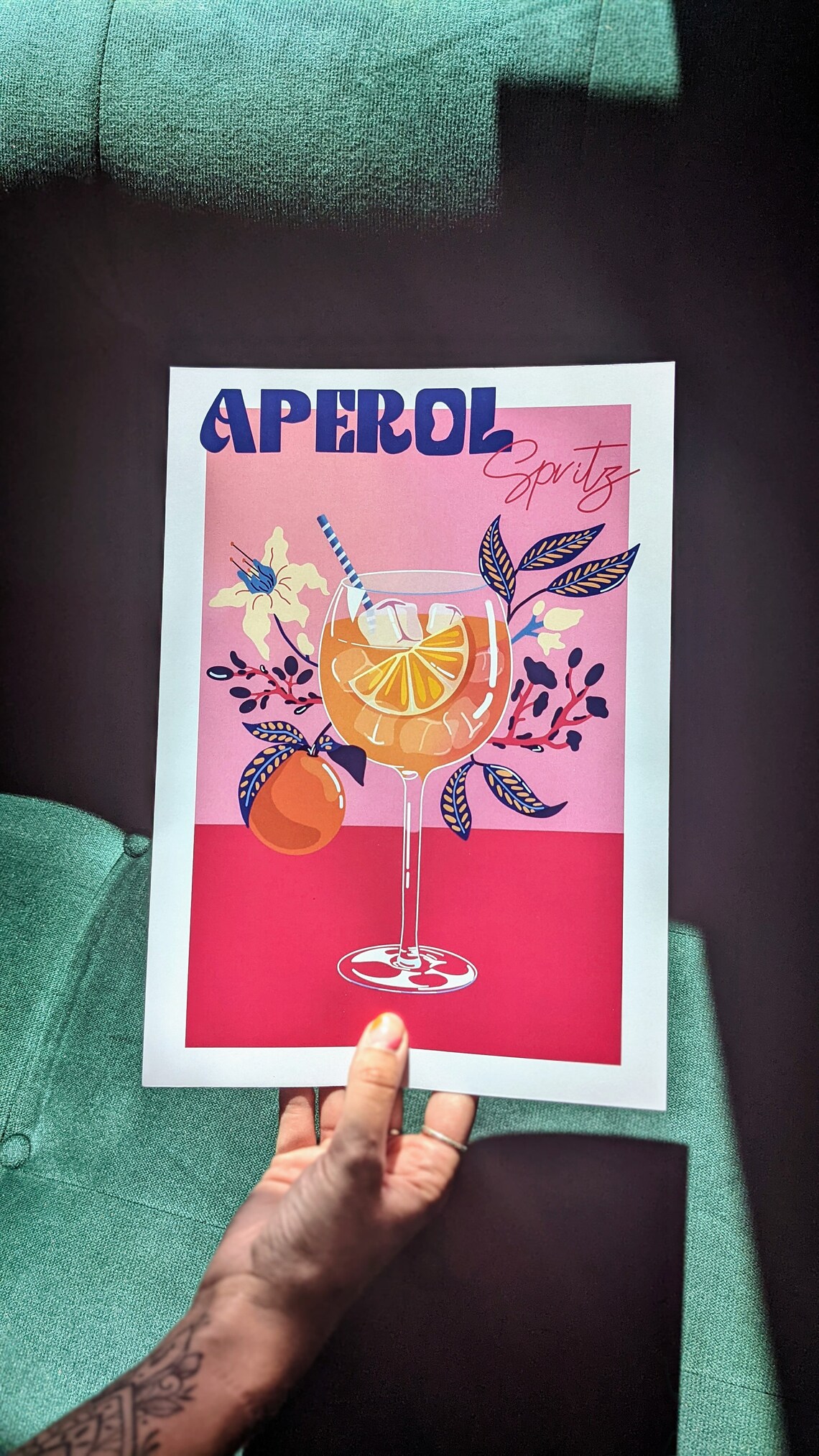 A4 Aperol Spritz Édition limitée - Etsy France