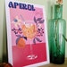 A4 Aperol Spritz Édition limitée - Etsy France