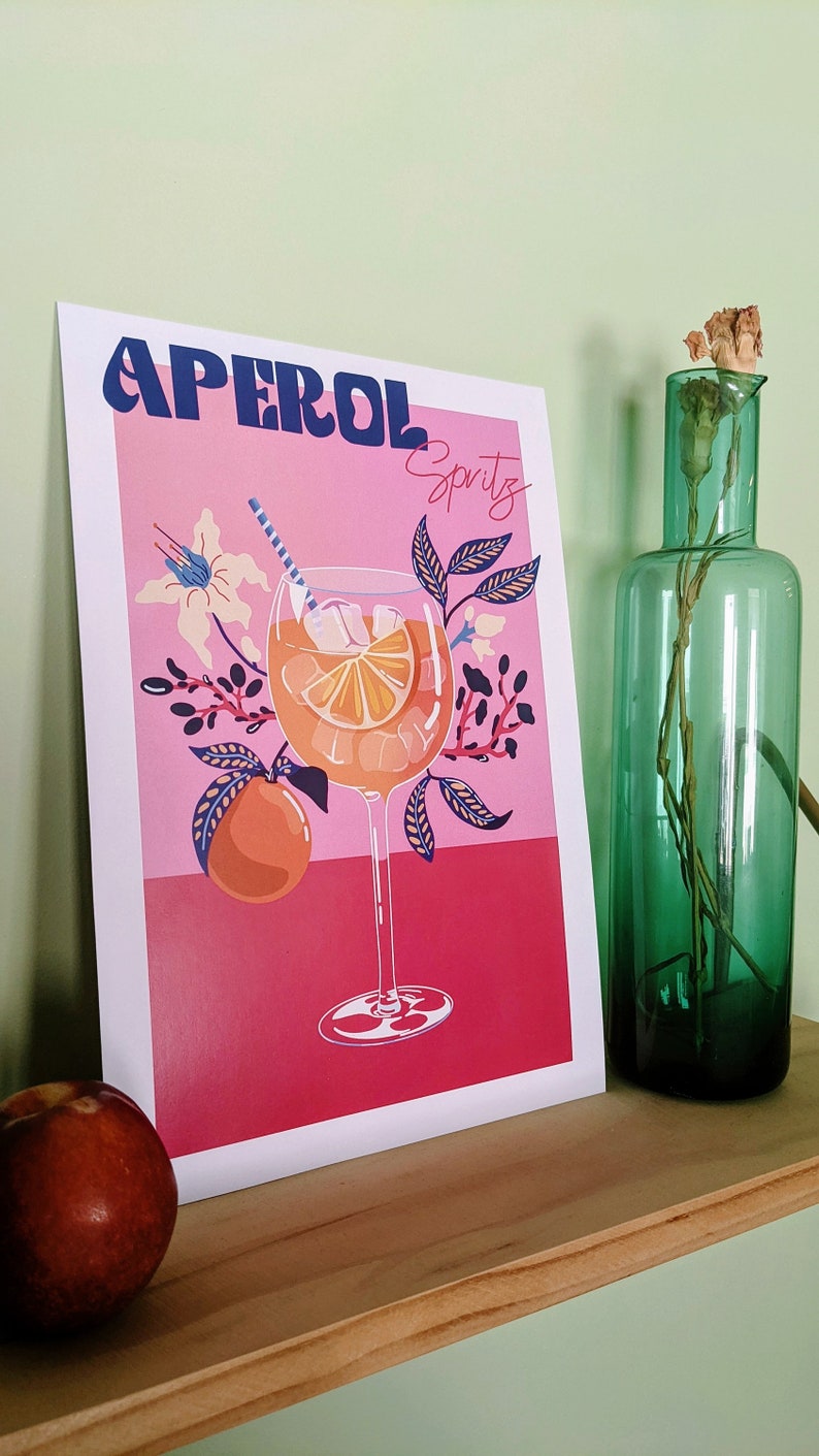 A4 Aperol Spritz Édition limitée - Etsy France