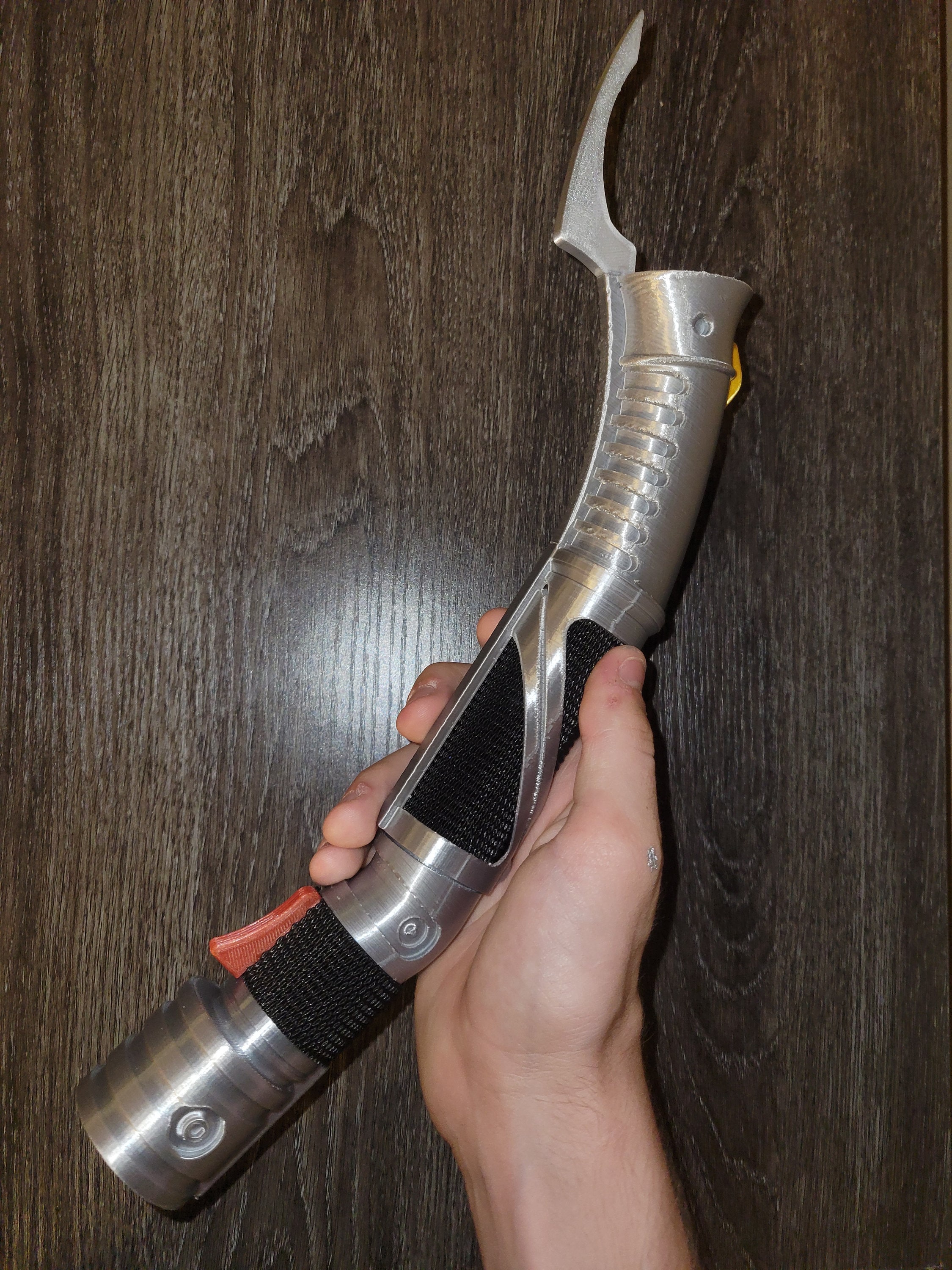 Count Dooku 3D Printed Lightsaber Fully Assembled Free Stand - Etsy