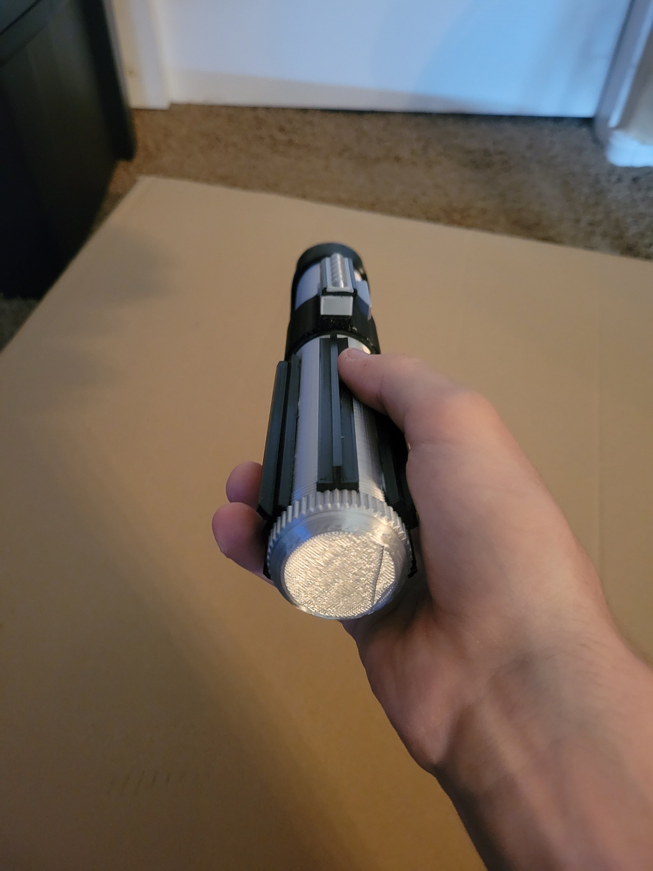 Darth Vader 3D Printed Lightsaber Kit Fully Assembled Free - Etsy