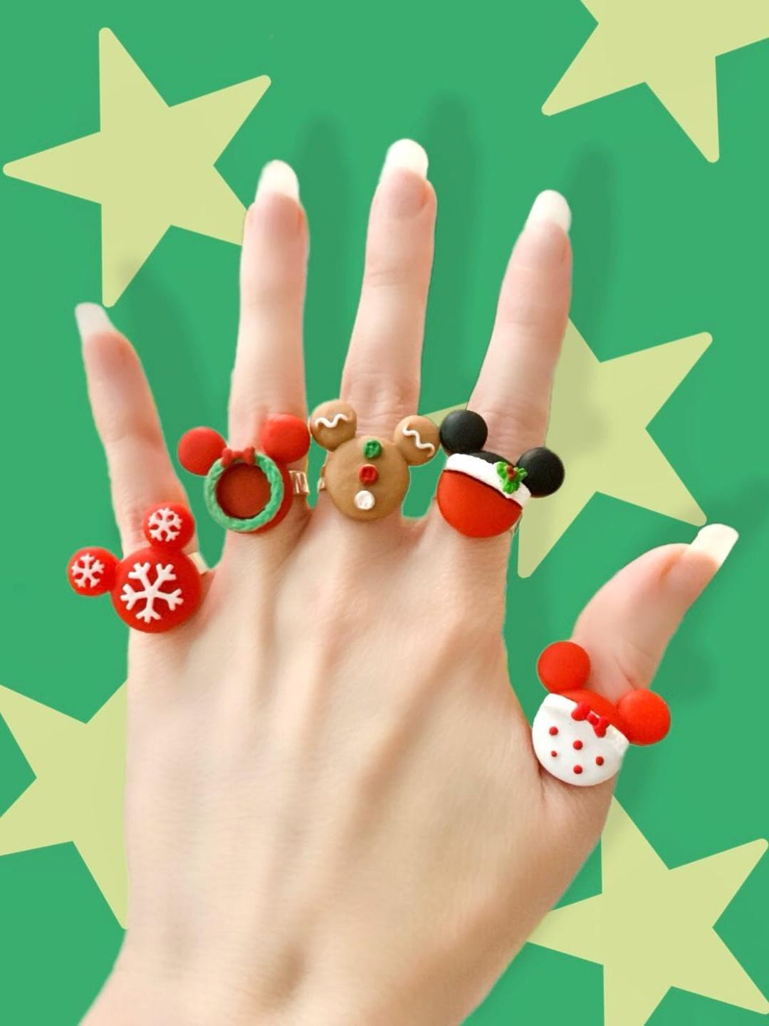 Holly Jolly Rings - Etsy