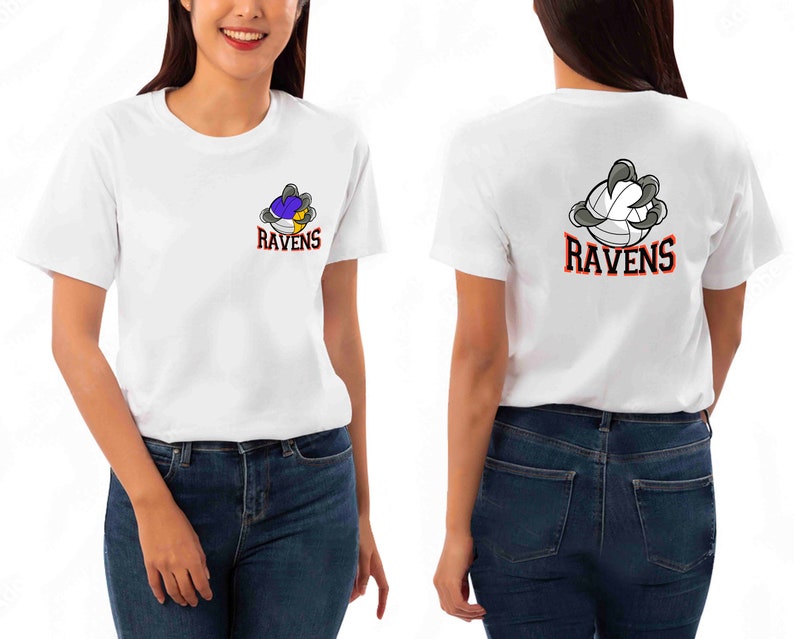 Ravens Claw Volleyball SVG PNG EPS Ravens Athletic Teams Svg, Go Ravens ...