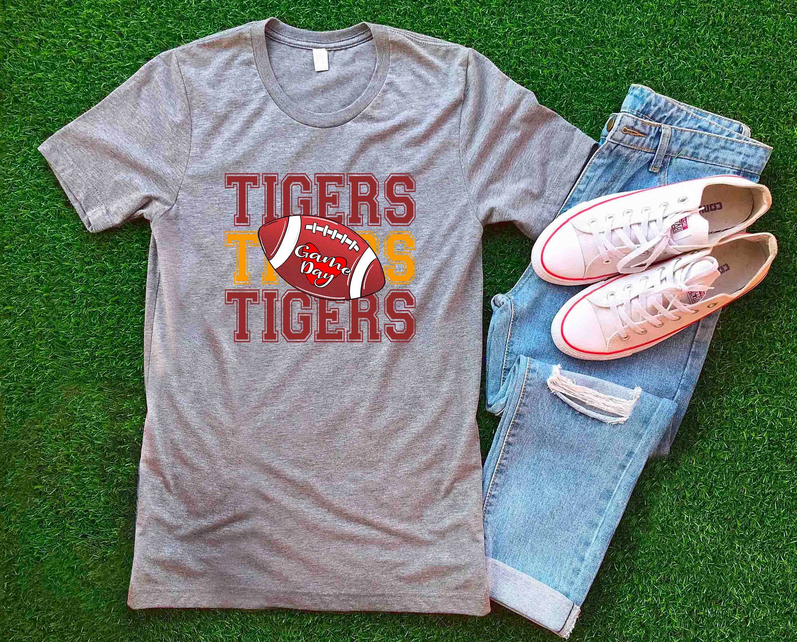 Game Day Tigers Athletic Teams Png Jpeg Not Svg Go Tigers - Etsy