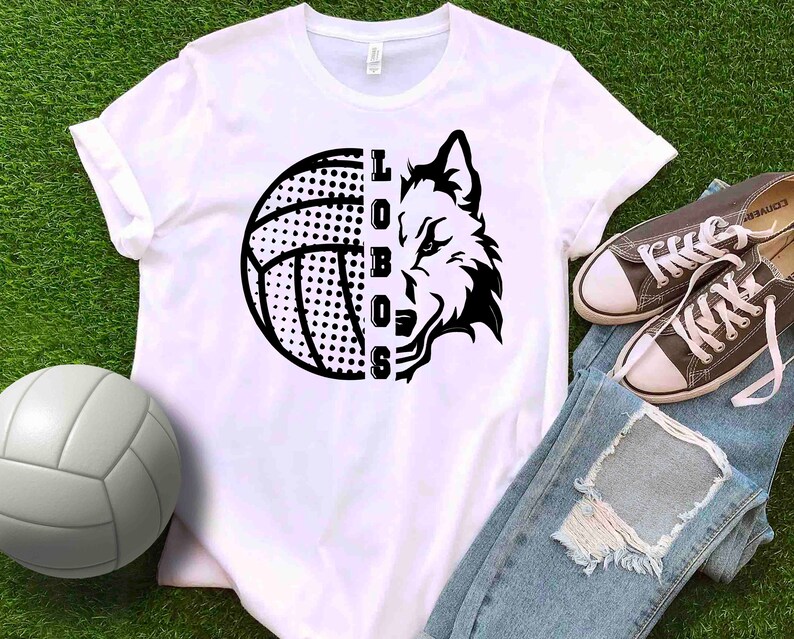Lobos Volleyball Athletic Teams SVG PNG EPS Jpg Go Lobos - Etsy
