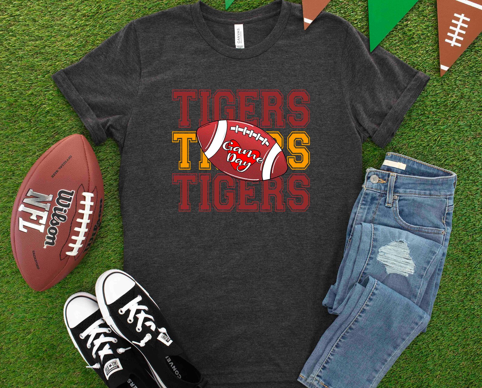 Game Day Tigers Athletic Teams Png Jpeg Not Svg Go Tigers - Etsy